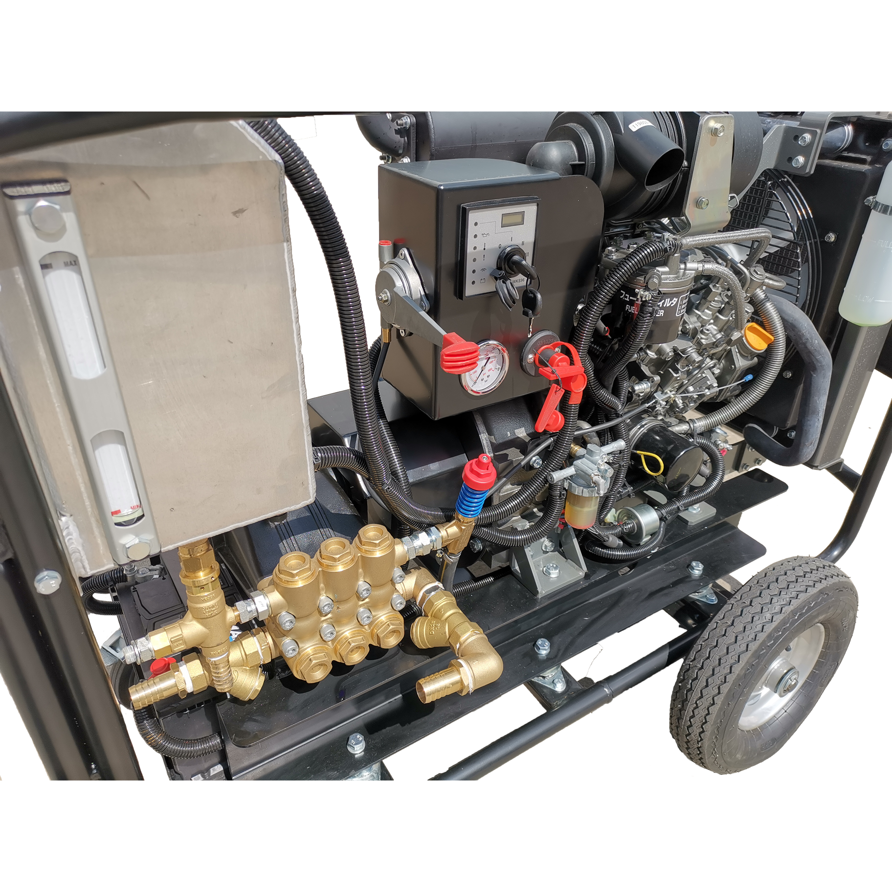 Maxflow Industrial Diesel Pressure Washer – Yanmar 3TNV 33 LPM 300 BAR Trolley Frame (Electric ...