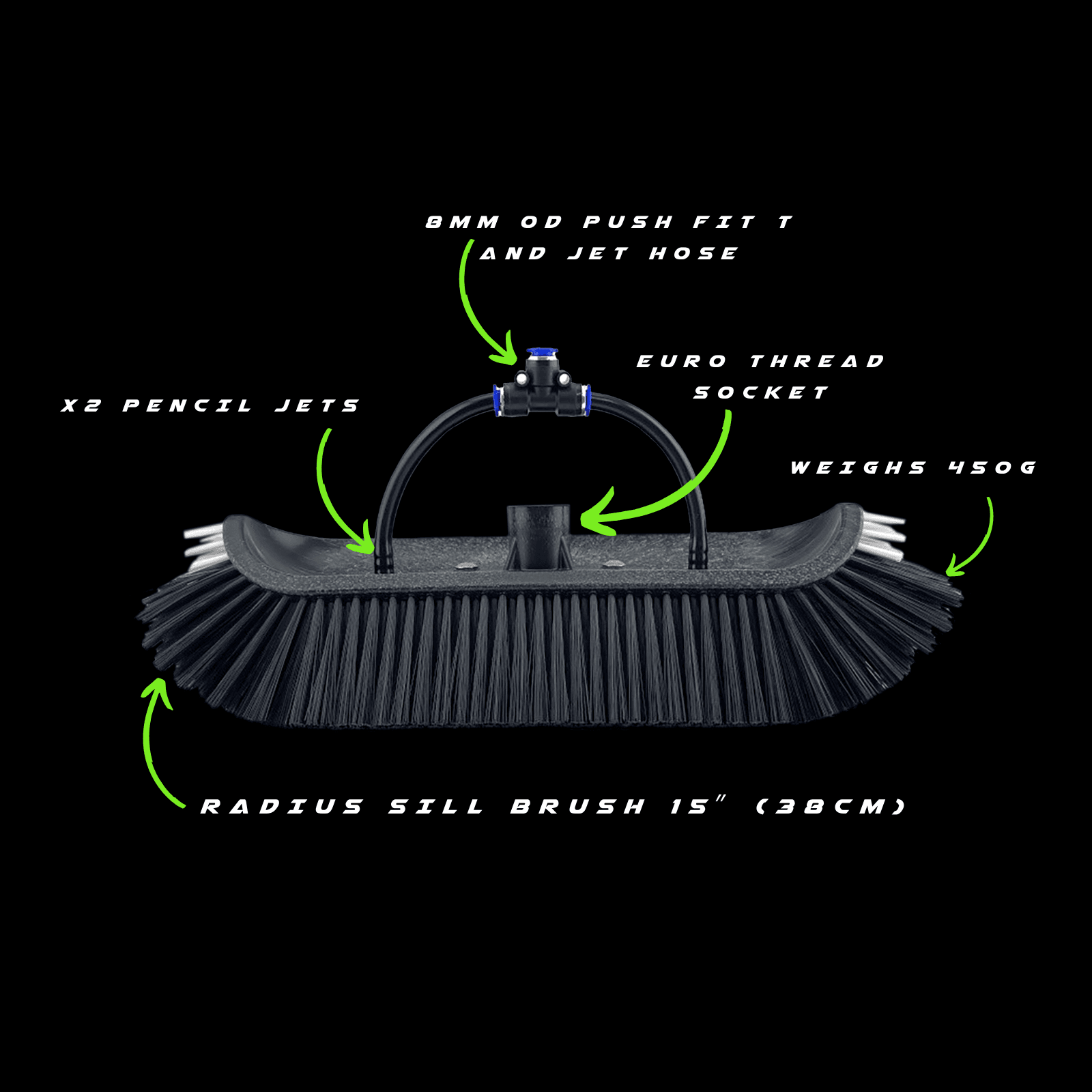 GVS Pro-45 Full Carbon Window Cleaning Pole Package