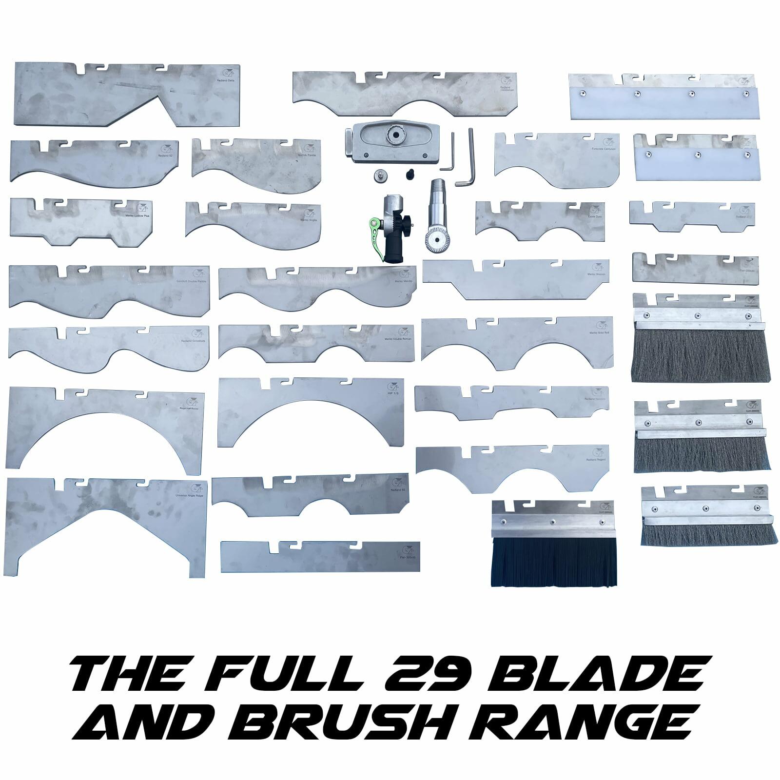 GVS Roof Scraper Head Full Kit – 29 Blades and Brushes