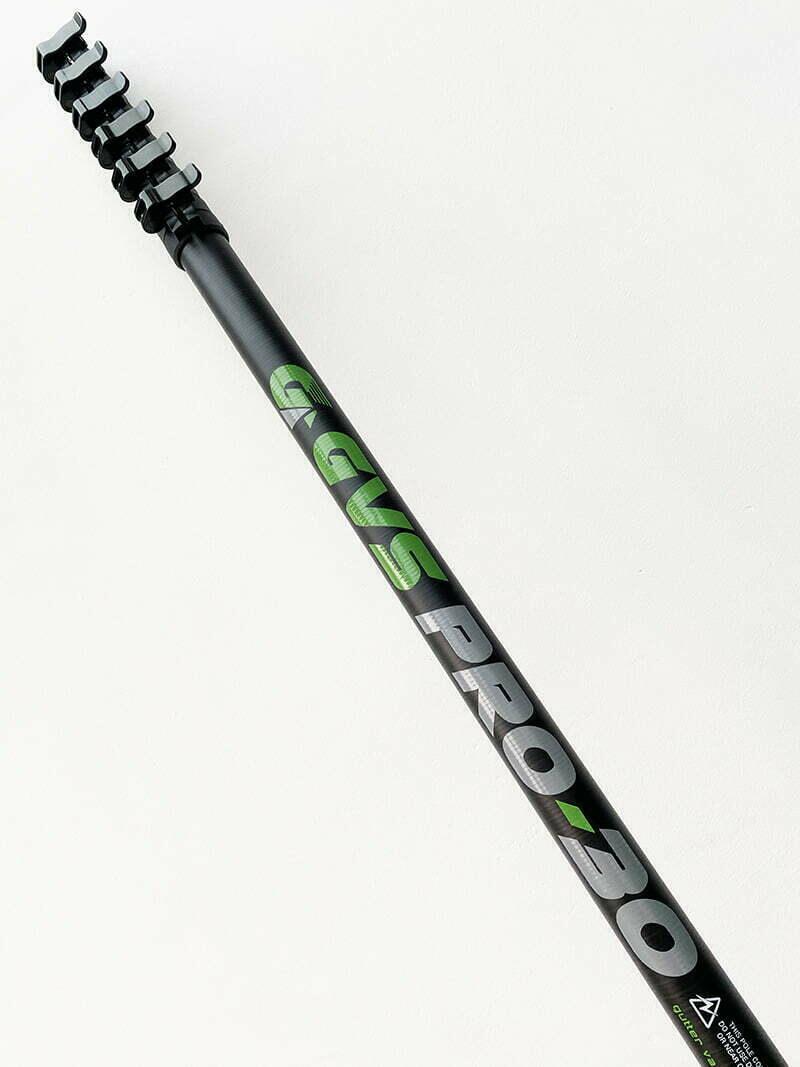 GVS Pro-30 Full Carbon Telescopic Water Fed Roof Scraping Pole