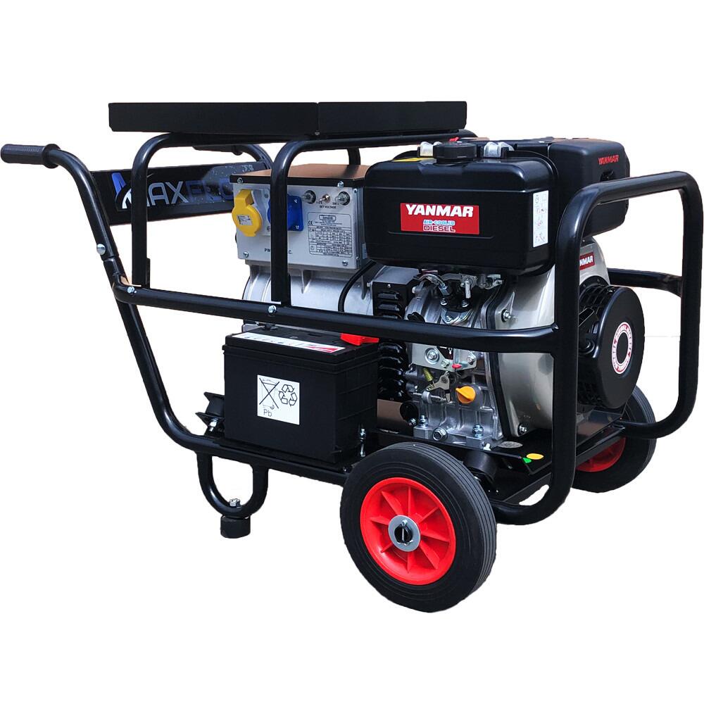 Maxflow DC Diesel Welder Generator Yanmar L100-V 4.5 kVA Trolley Frame ...
