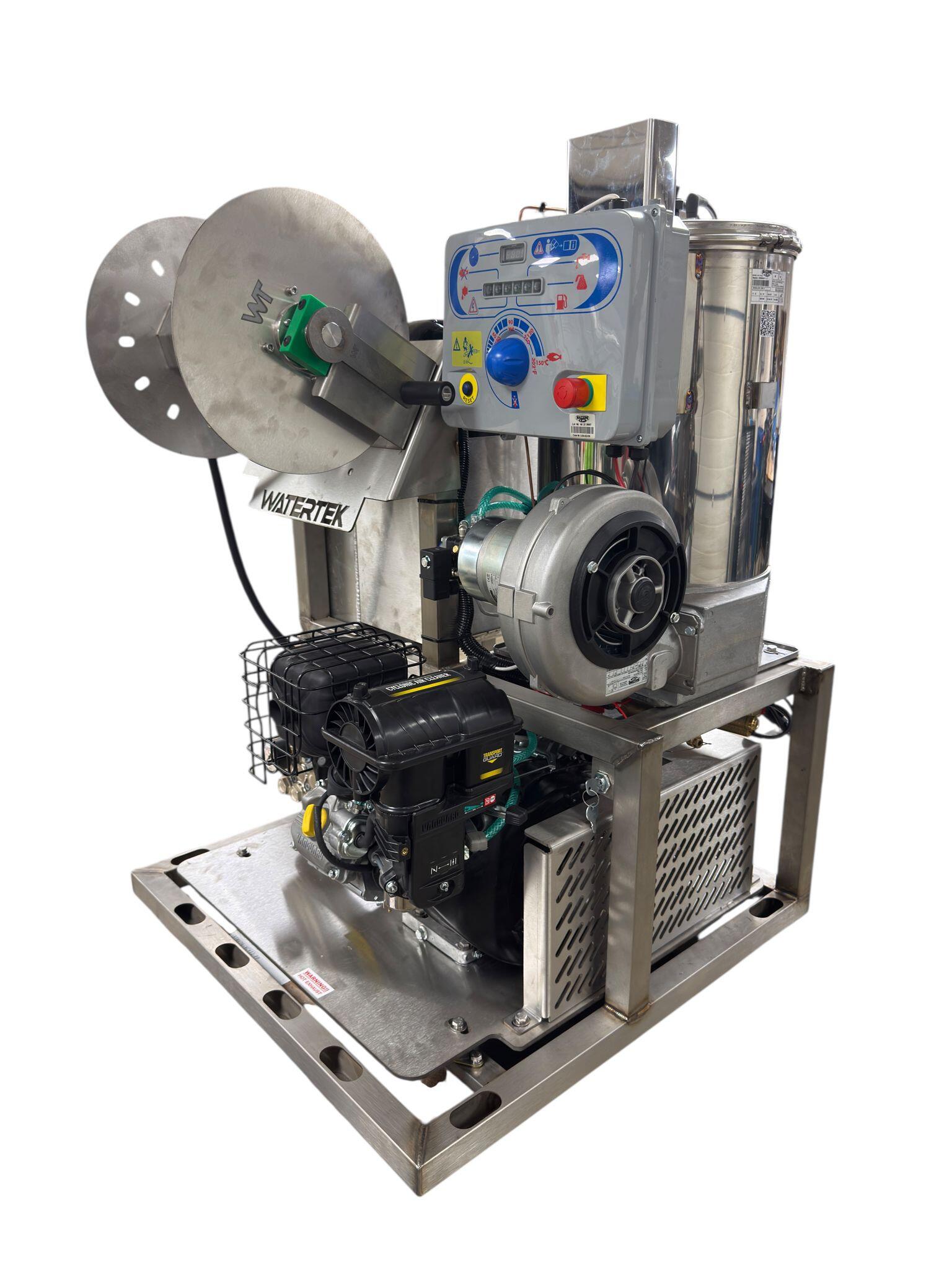 Watertek 21L Mini Steam Skid | Compact Hot Van Mount | Up to 150°C