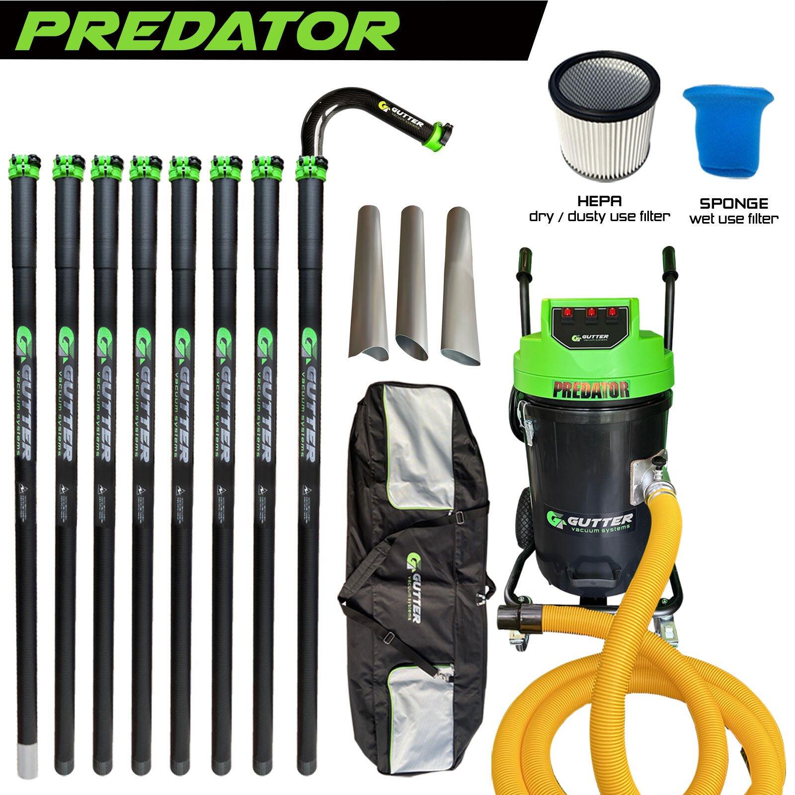 Polypropylene Predator – Clamped Carbon Fibre Gutter Vacuum System ...