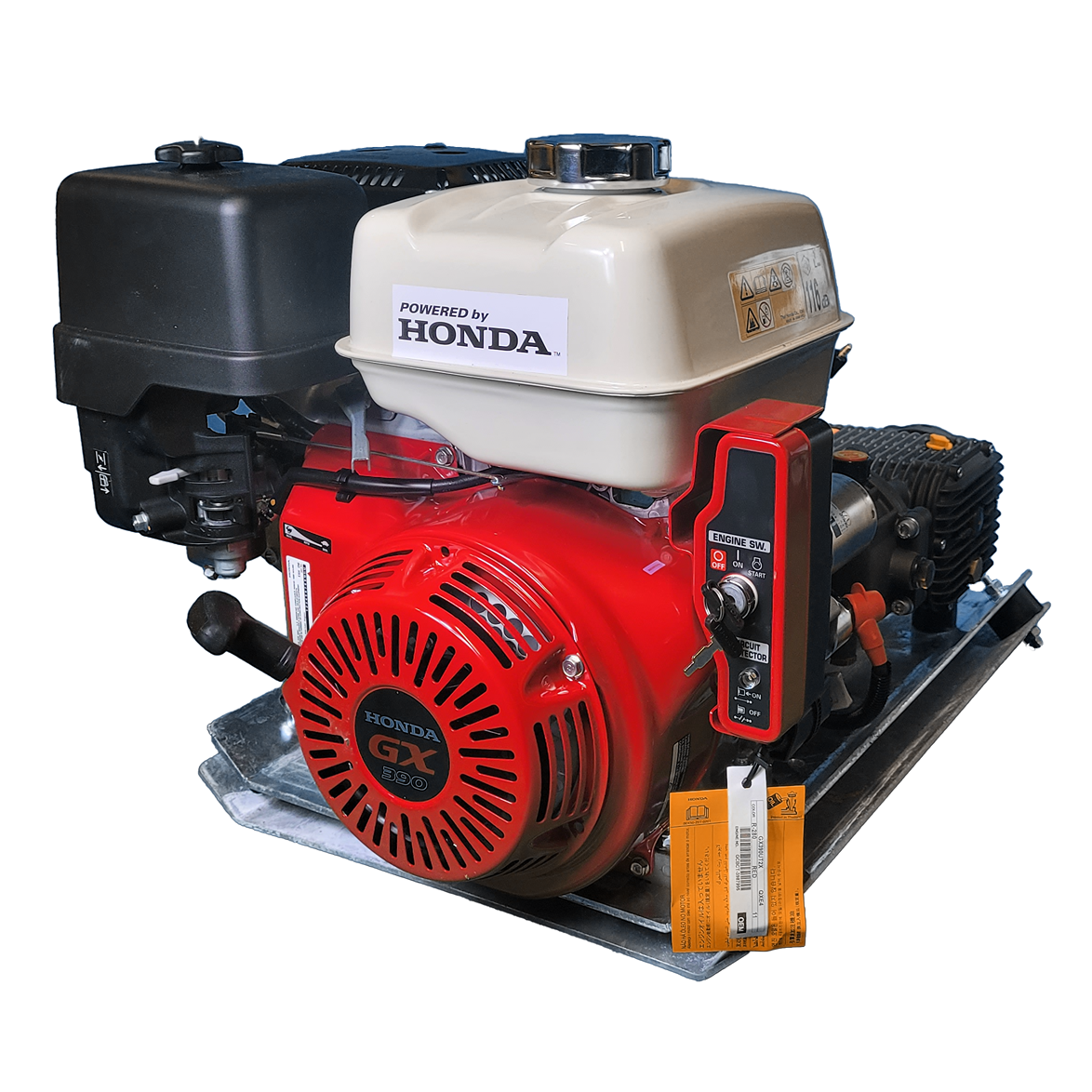 Honda GX390 13HP Powerwasher Skid Frame - Electric Start