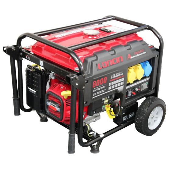 Loncin LC8000D Petrol AVR Generator 7.5 kVA | Superclean Pressure Washers