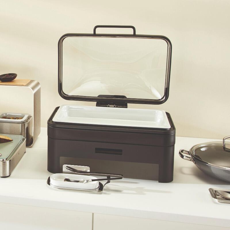 WMF Induction Chafing Dish GN 1/1 Black Edition + FREE Porcelain Insert ...