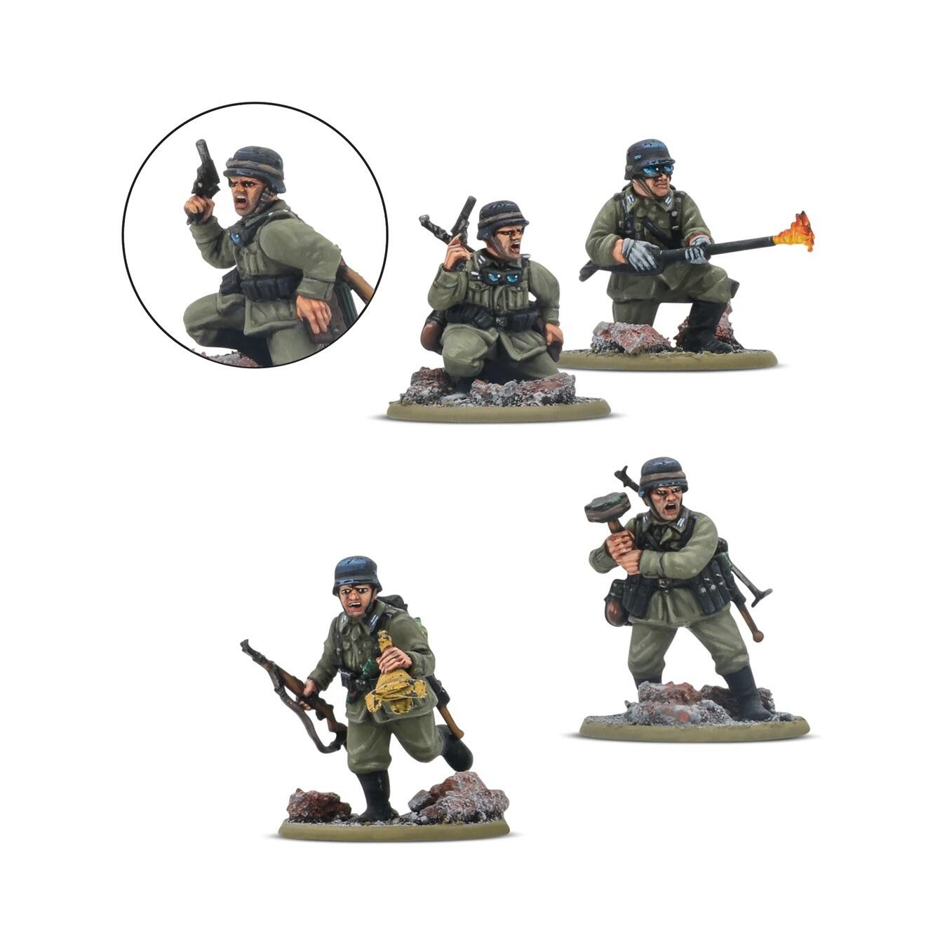 German Veteran Infantry Platoon | Bolt Action WWII | 28mm Wargaming Mi