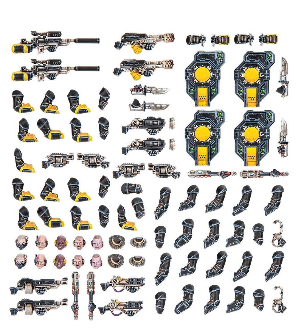 Palanite Enforcer Weapons and Upgrades – Necromunda Expansion Kit ...