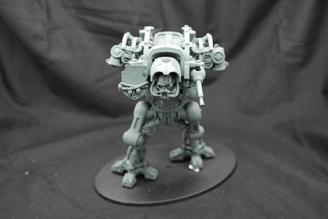 Pre-Loved Chaos Knight Desecrator – Partially Built | Warhammer 40k