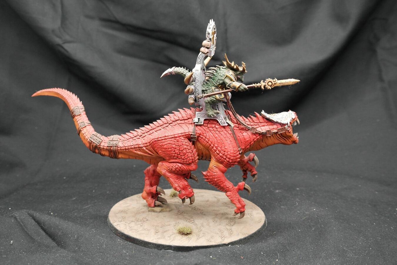 Pre-Loved Saurus Oldblood on Carnosaur | Seraphon | Warhammer AoS