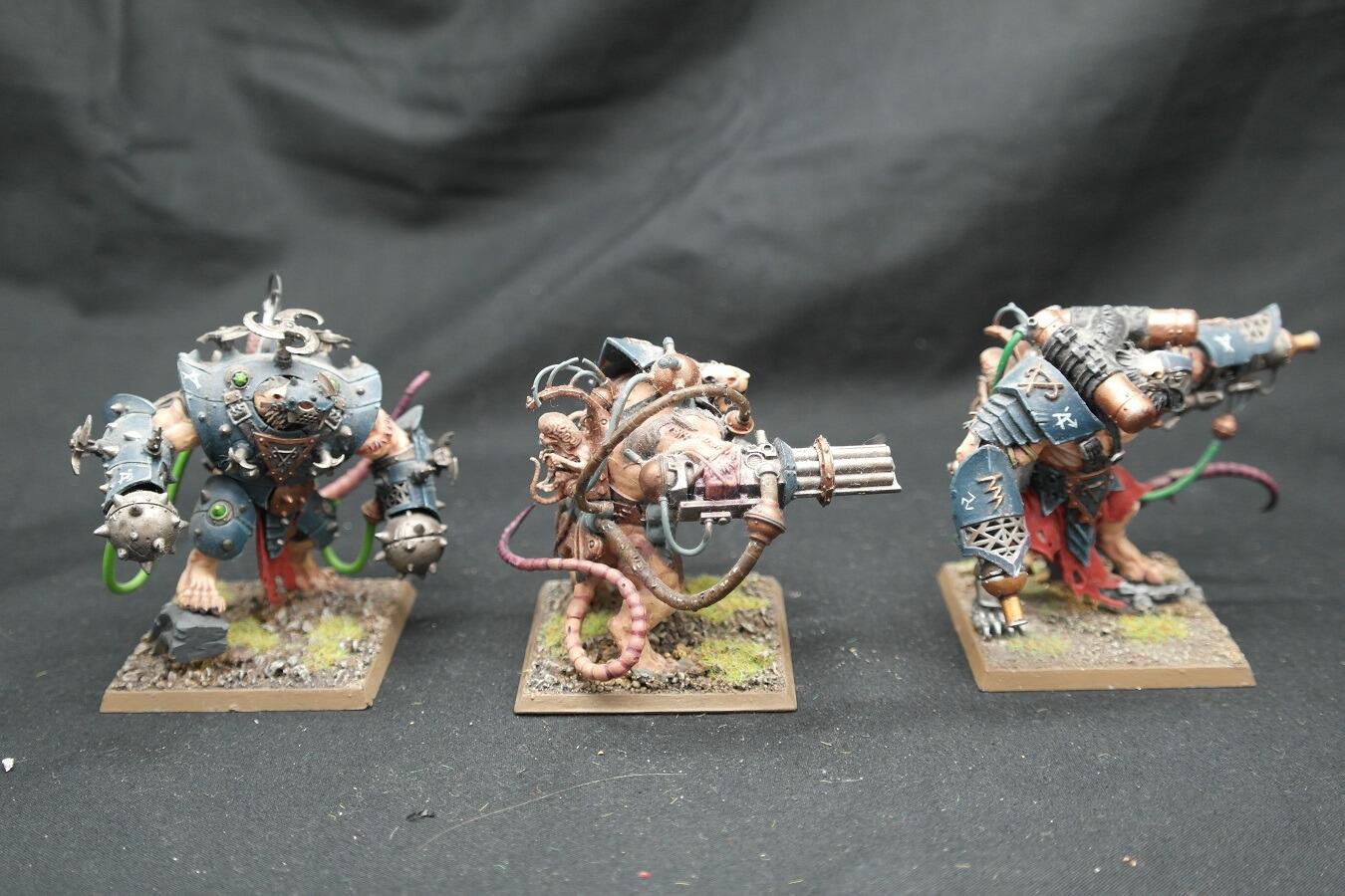 Pre-Loved Skaven Stormfiends – Clan Skryre Brute Team | Warhammer Age ...