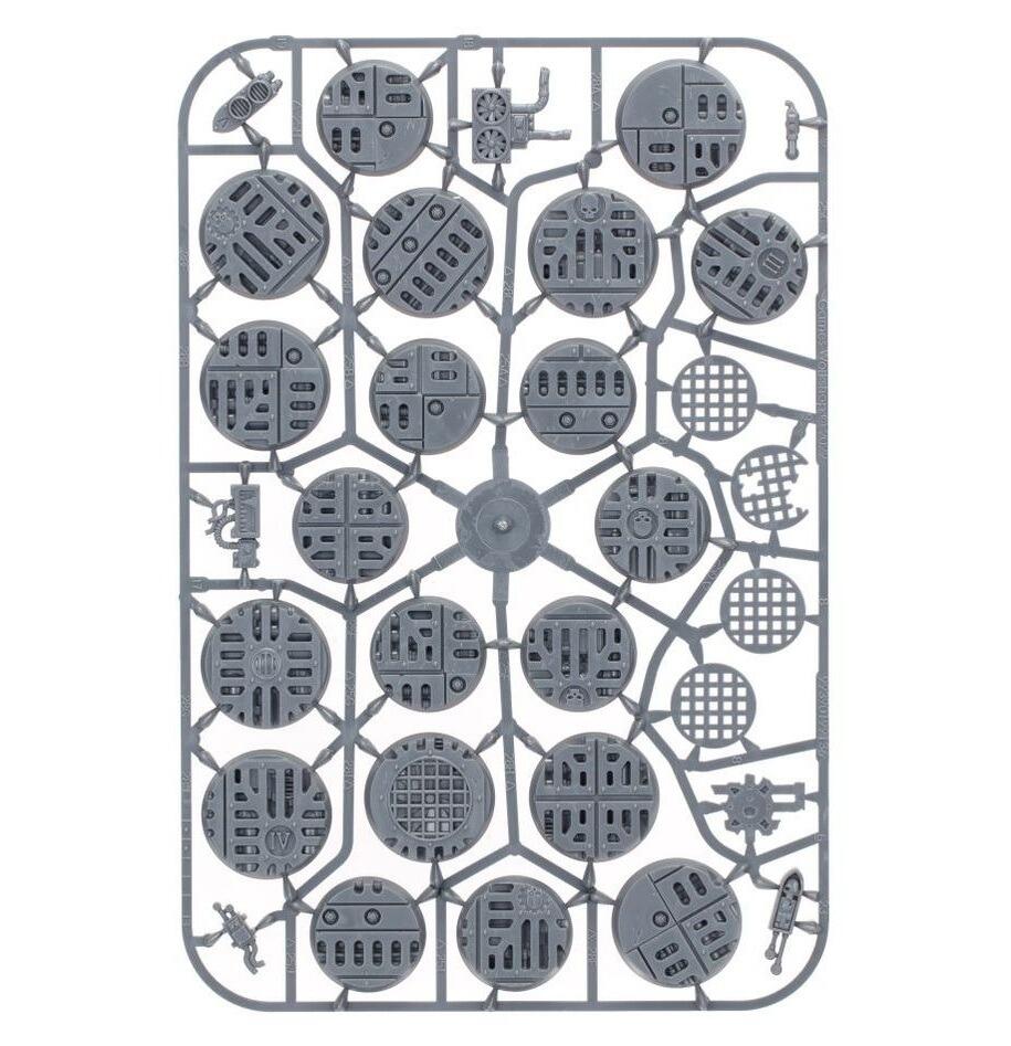 Warhammer 40000 Void War Bases, 60 sculpted infantry bases - Upto 2...