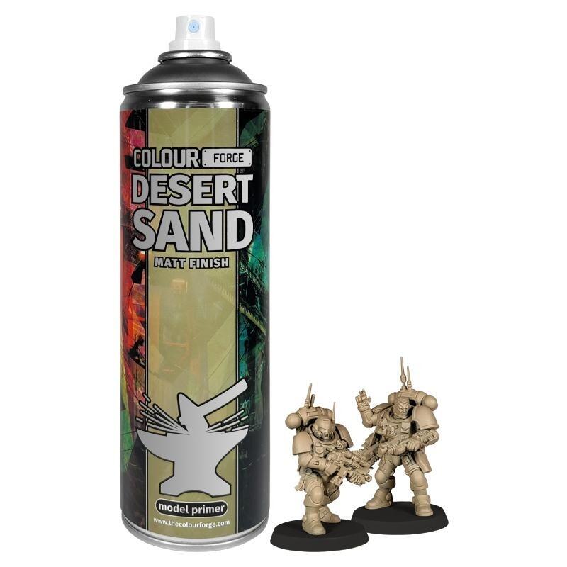 Colour Forge Desert Sand Spray 500ml | High Quality Primer | Warmodels ...