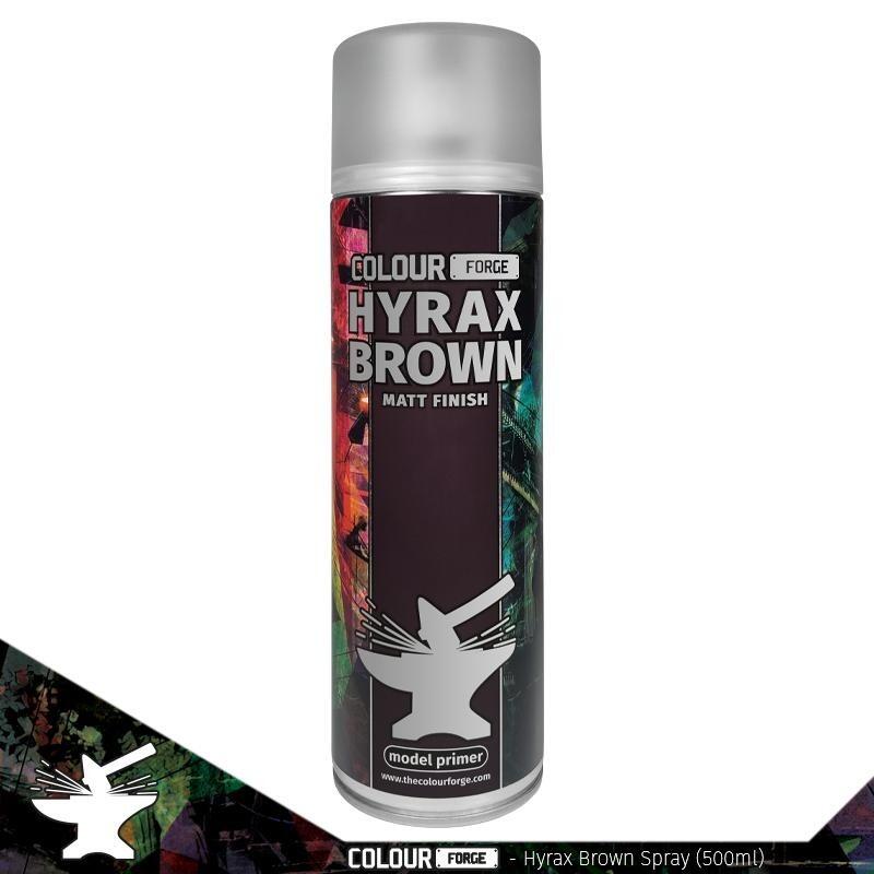 Colour Forge Hyrax Brown Spray 500ml | High Quality Primer | Warmodels