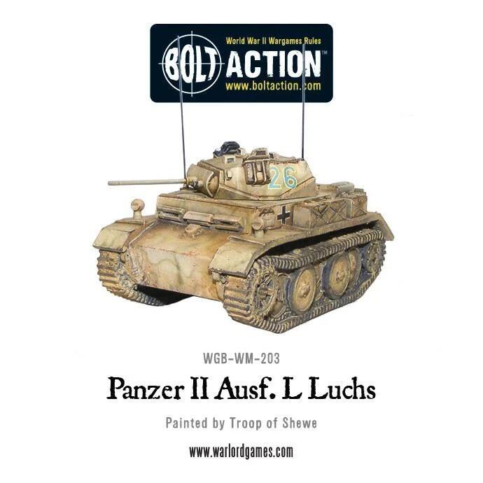 Panzer II Ausf. L Luchs – Bolt Action Tank Kit | Warmodels UK