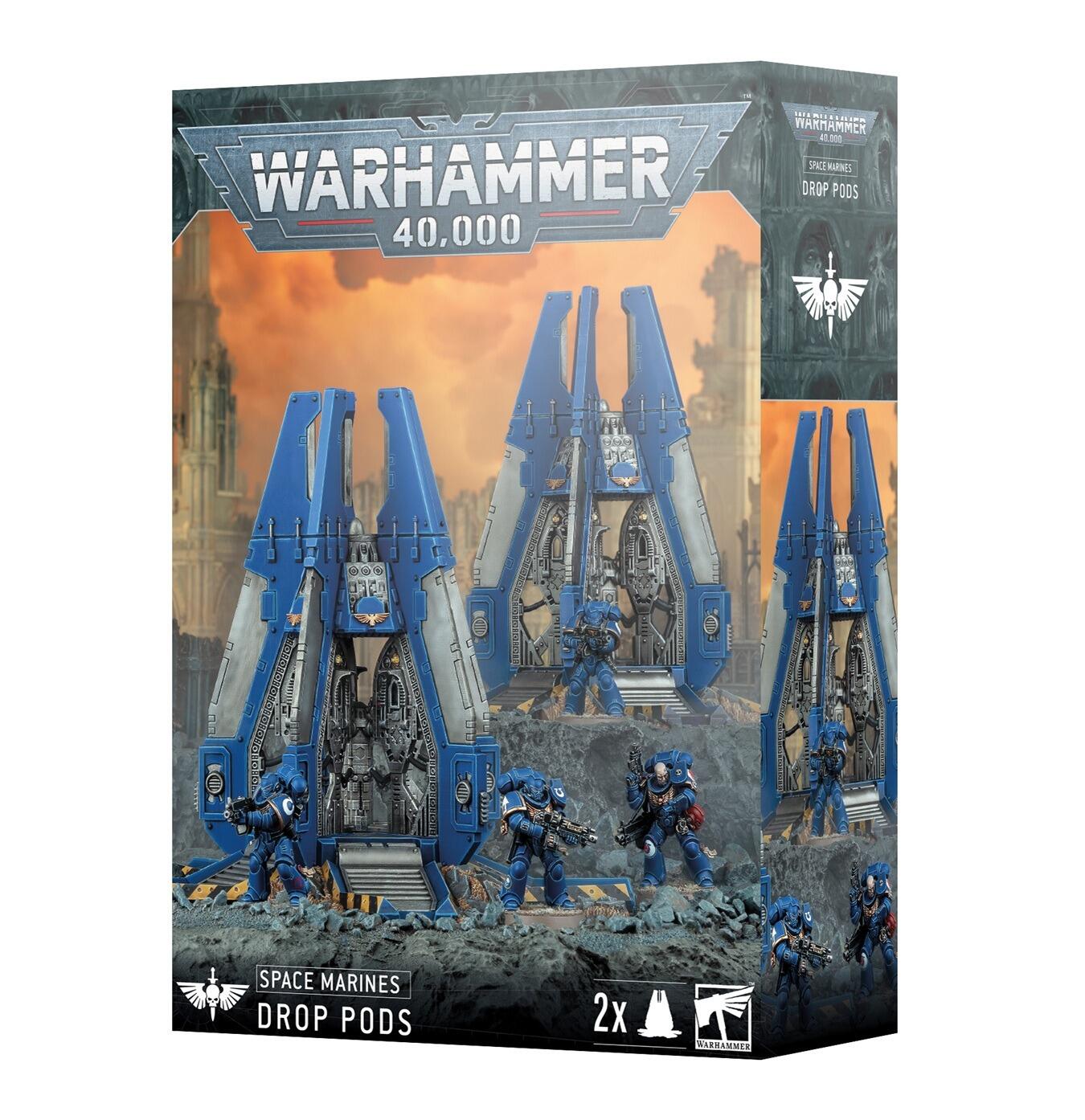 Drop Pods (2-Pack) – Space Marines Transport | Warhammer 40K | Warmodels