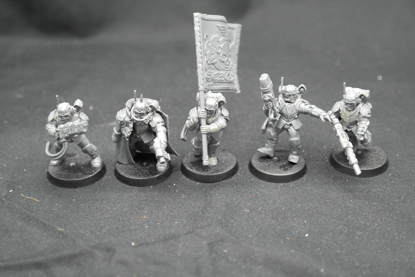 Pre-Loved Tempestus Scions Command Squad – Astra Militarum | Warhammer 40k