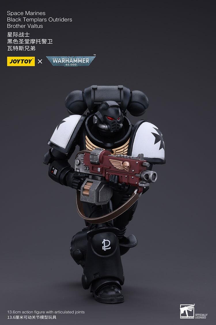 JoyToy Brother Valtus Black Templars Outrider (No Bike) | Warmodels.co.uk