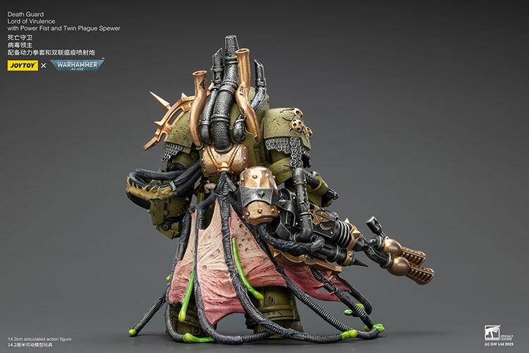 JoyToy Death Guard Lord of Virulence – Power Fist & Plague Spewer | 1/18
