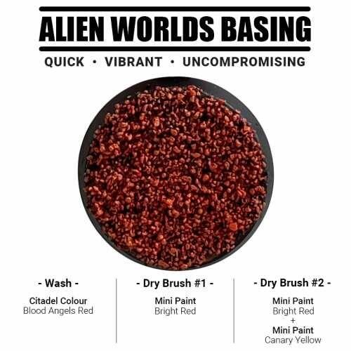 Martian Red Basing Sand (275ml) – Scenic Material | War Models
