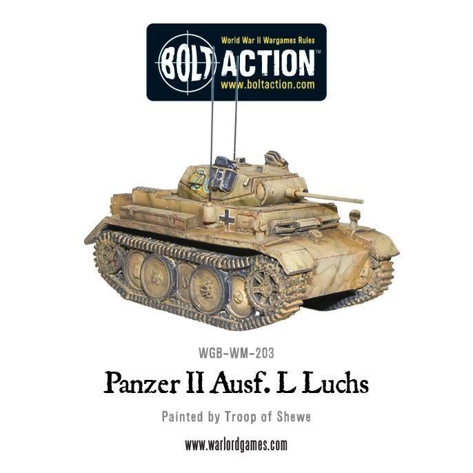 Panzer II Ausf. L Luchs – Bolt Action Tank Kit | Warmodels UK