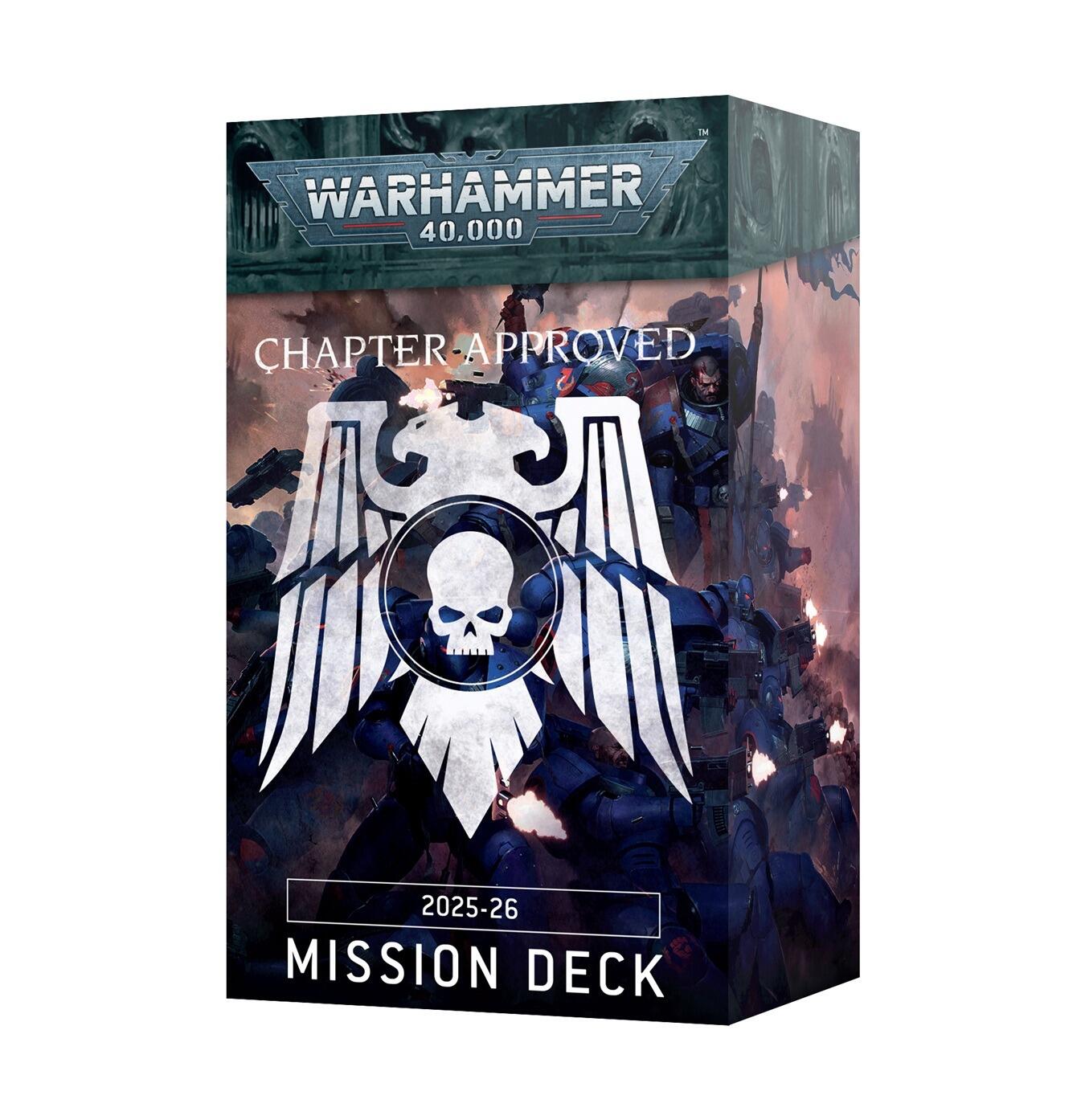 Chapter Approved 2025–26: Mission Deck | Matched Play Warhammer 40K ...