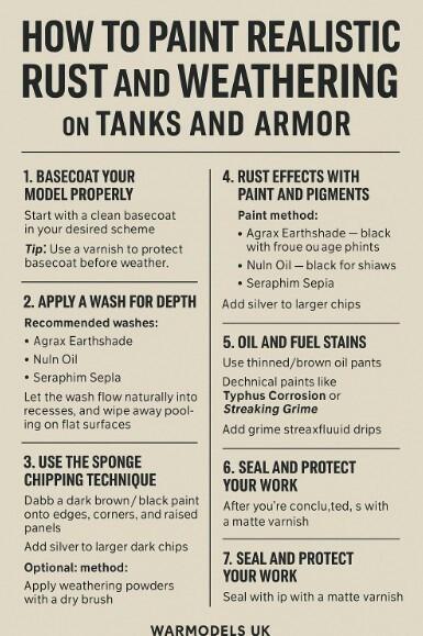 How to Paint Realistic Rust and Weathering | WarModels UK