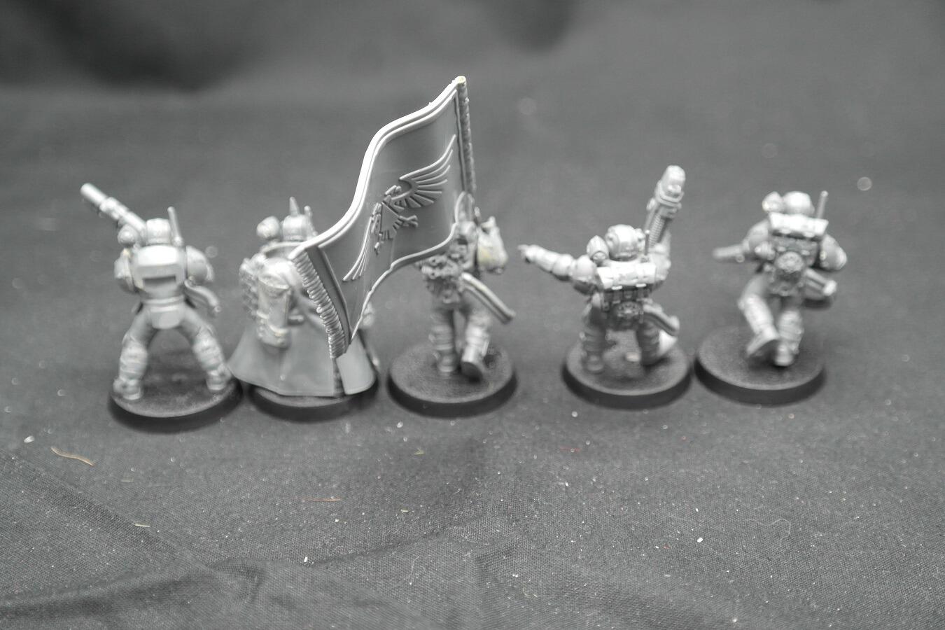 Pre-Loved Tempestus Scions Command Squad – Astra Militarum | Warhammer 40k