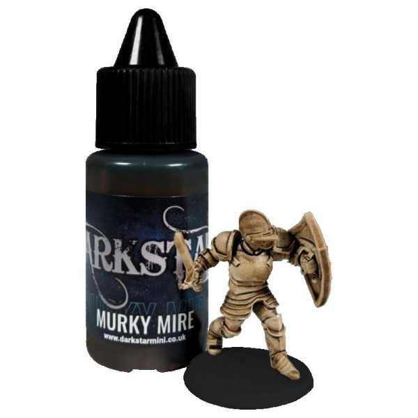 Darkstar: Murky Mire Wash – Brown Acrylic Model Wash for Miniatures