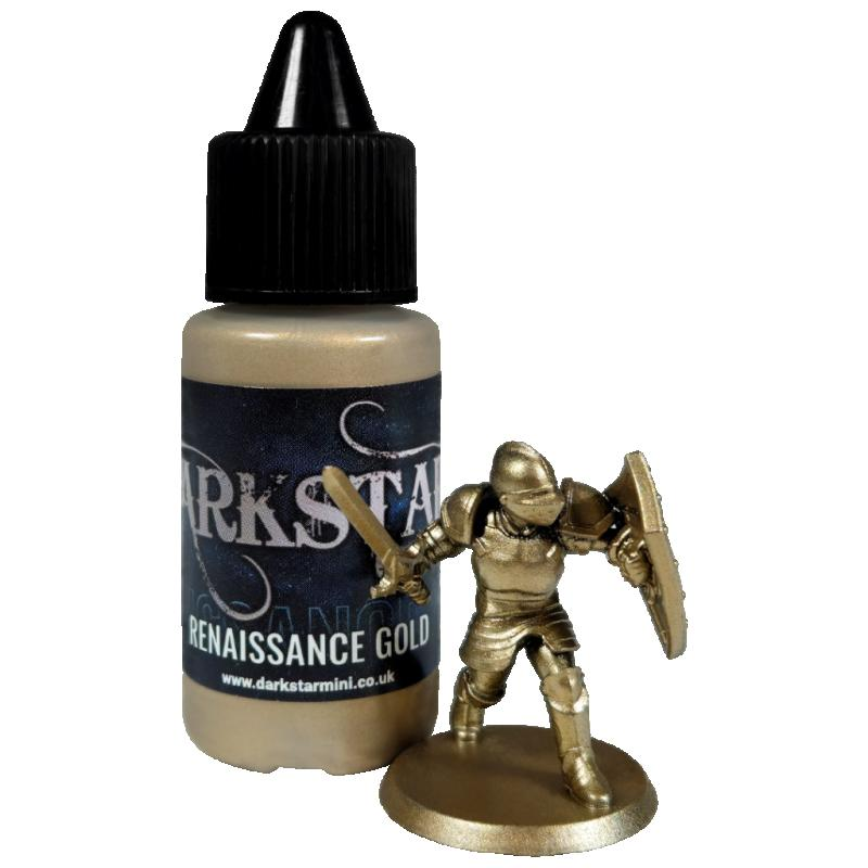Darkstar: Renaissance Gold – Warm Gold Acrylic Paint for Miniatures