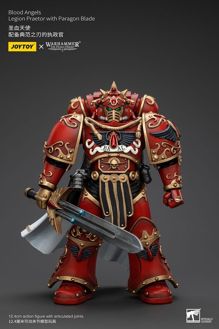 JoyToy Blood Angels Legion Praetor with Paragon Blade (1/18 Scale ...