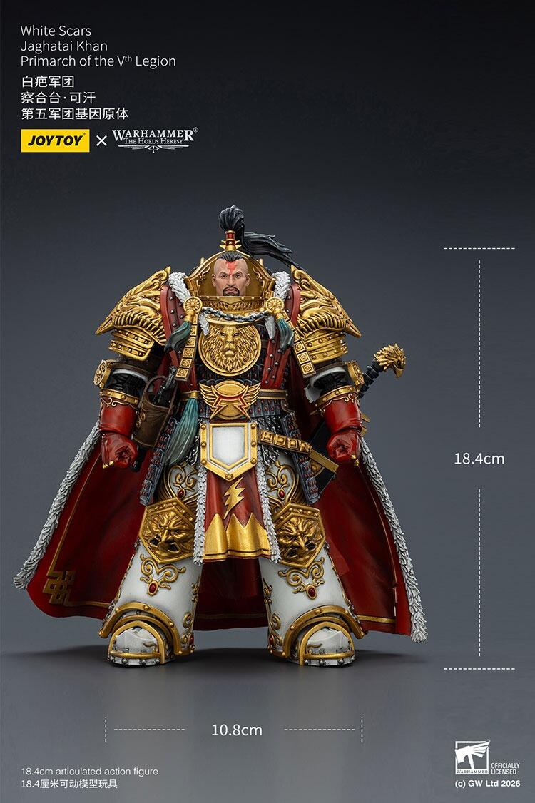 JoyToy Jaghatai Khan – White Scars Primarch Figure | Warmodels.co.uk