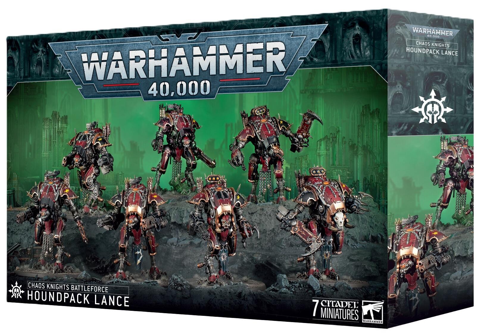Chaos Knights: Houndpack Lance – War Dogs Battleforce | Warmodels