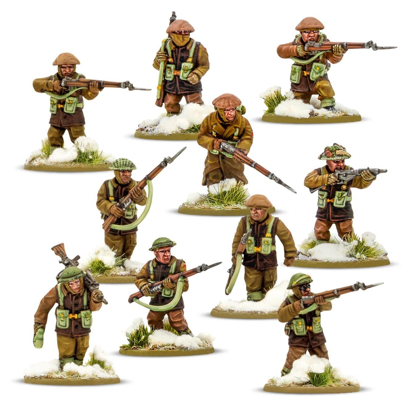 British & Canadian Infantry (Winter) Platoon | Bolt Action