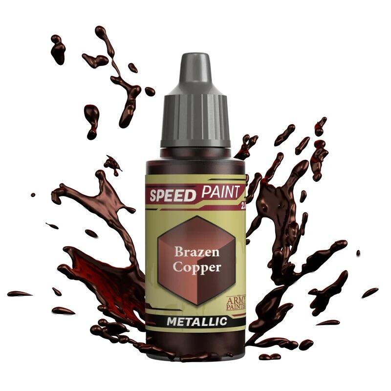 Army Painter Speedpaint: Brazen Copper – Metallic One-Coat Paint ...