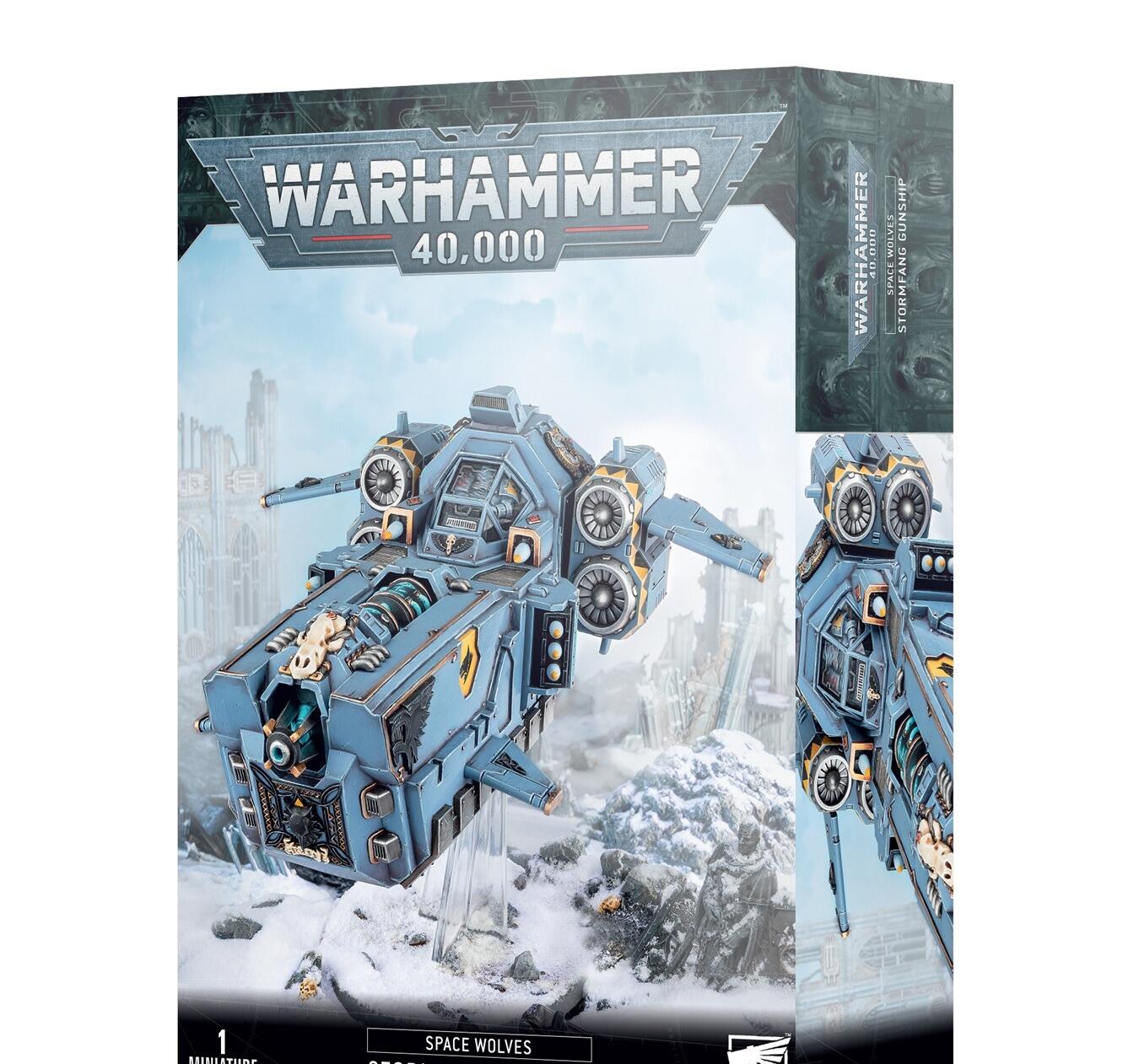 Space Wolves Stormfang Gunship & Stormwolf Assault Craft – Warhammer ...