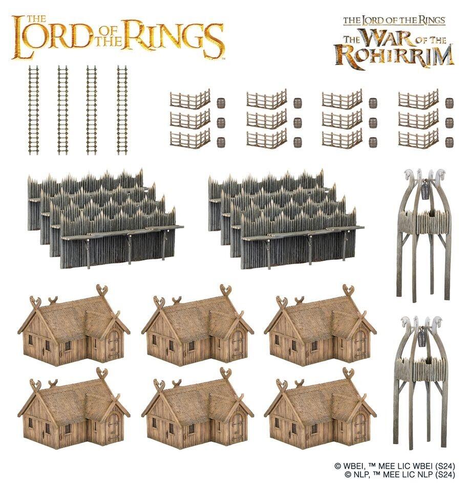 Rohan Stronghold – Middle-earth Terrain Set | Warhammer | Warmodels