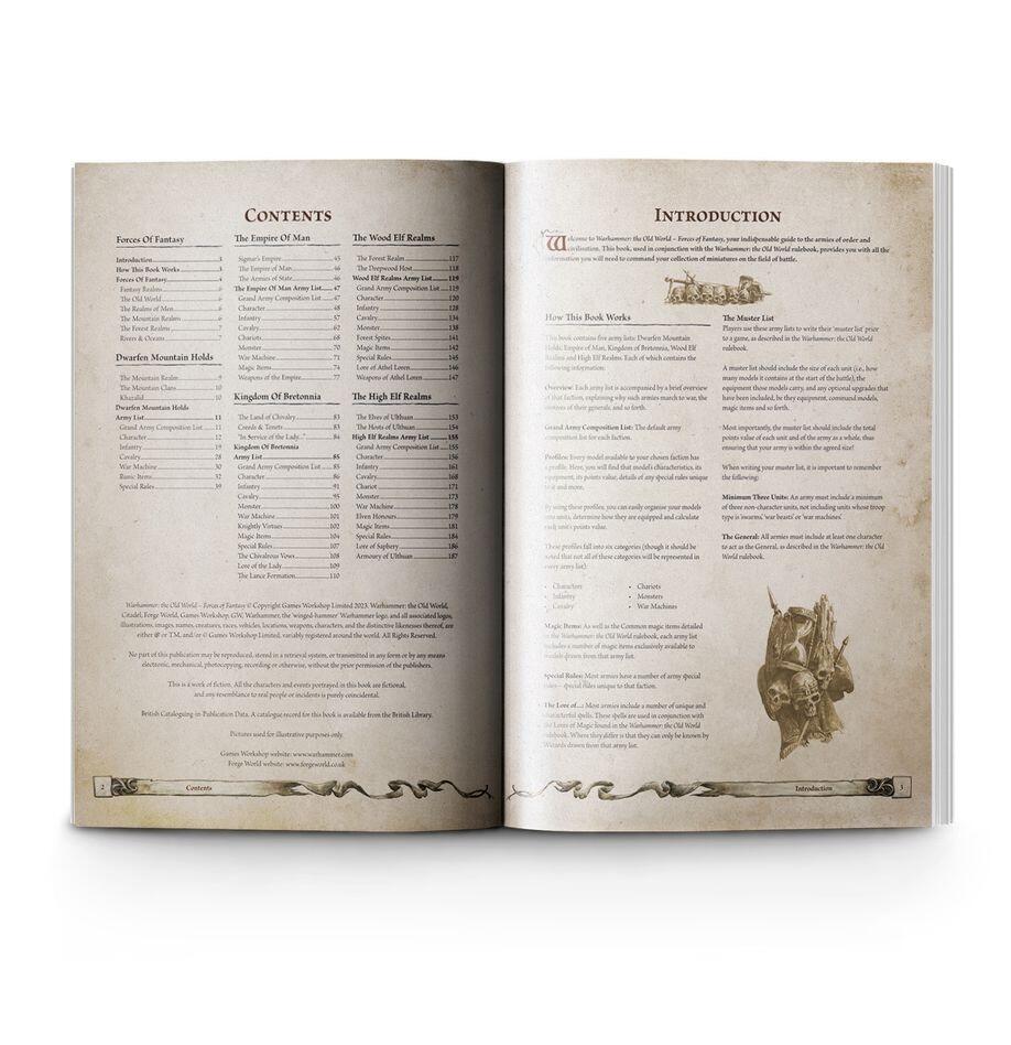 Forces of Fantasy – Old World Army Rules Book | Warmodels