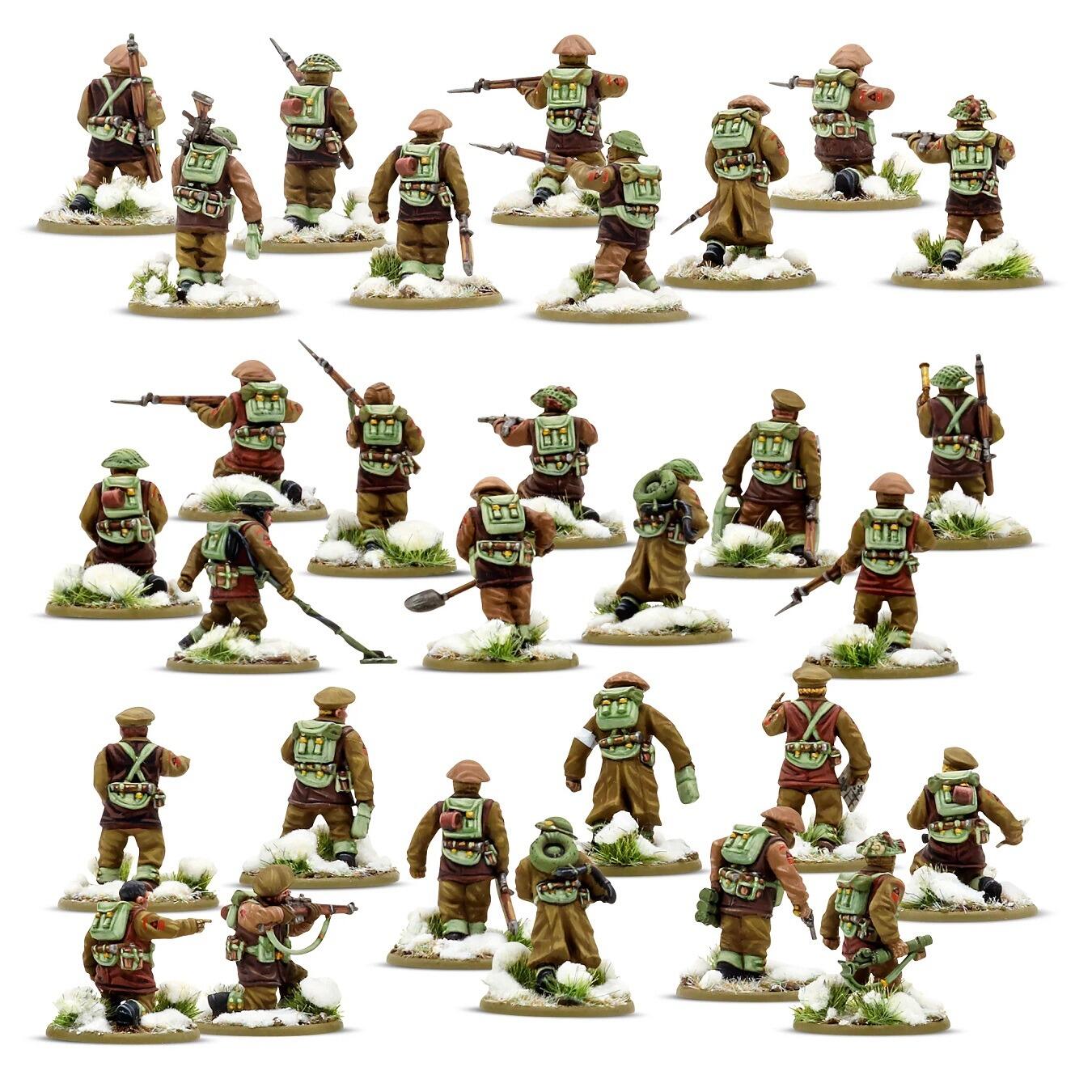 British & Canadian Infantry (Winter) Platoon | Bolt Action