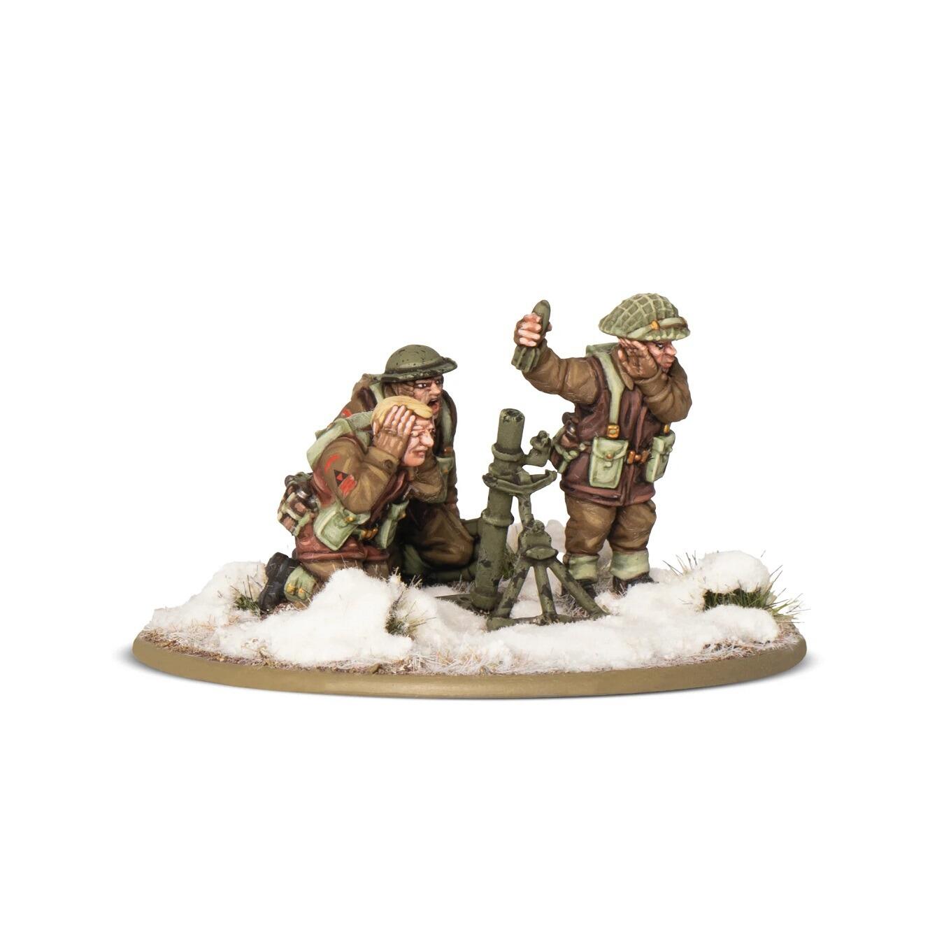 British & Canadian Infantry (Winter) Medium Mortar Team | Bolt Action