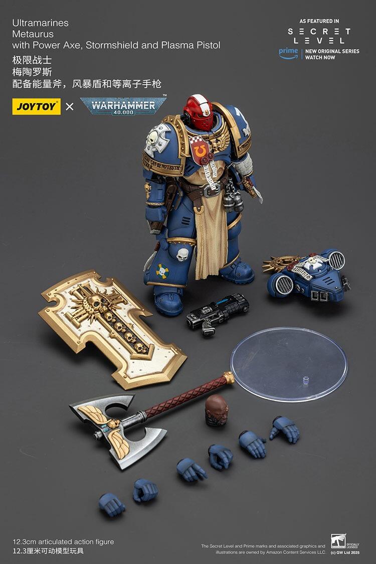 JoyToy Ultramarines – Metaurus with Axe, Shield & Plasma (1/18 ...