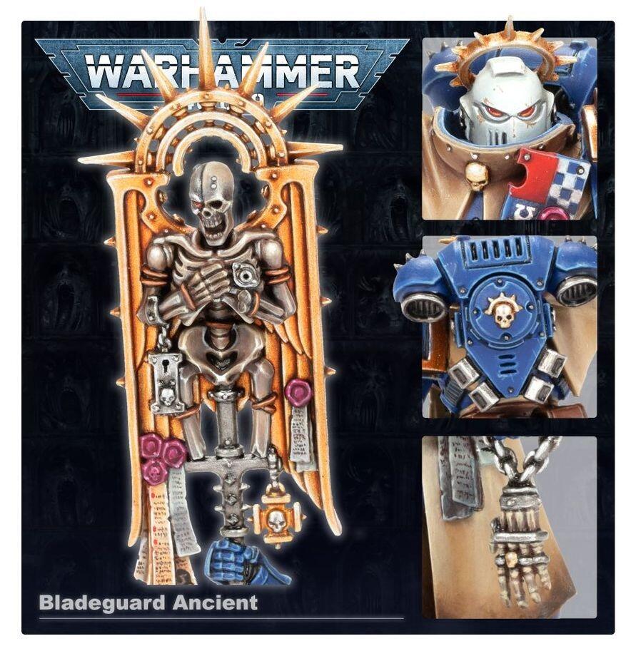 Bladeguard Ancient – Space Marines Banner Bearer | Warmodels.co.uk