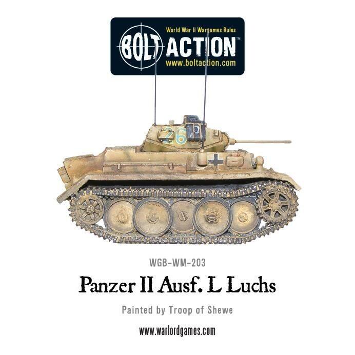 Panzer II Ausf. L Luchs – Bolt Action Tank Kit | Warmodels UK