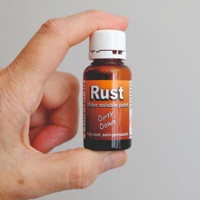 Dirty Down Rust Effect – 25ml Weathering Paint for Models | Warmodels