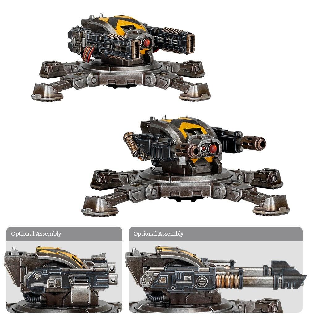 Tarantula Sentry Guns – Space Marine Platforms | Horus Heresy | Warmodels