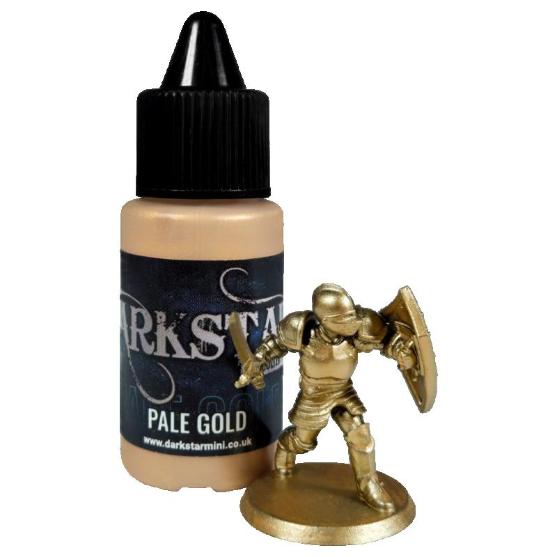 Darkstar: Pale Gold – Light Metallic Acrylic Paint for Miniatures