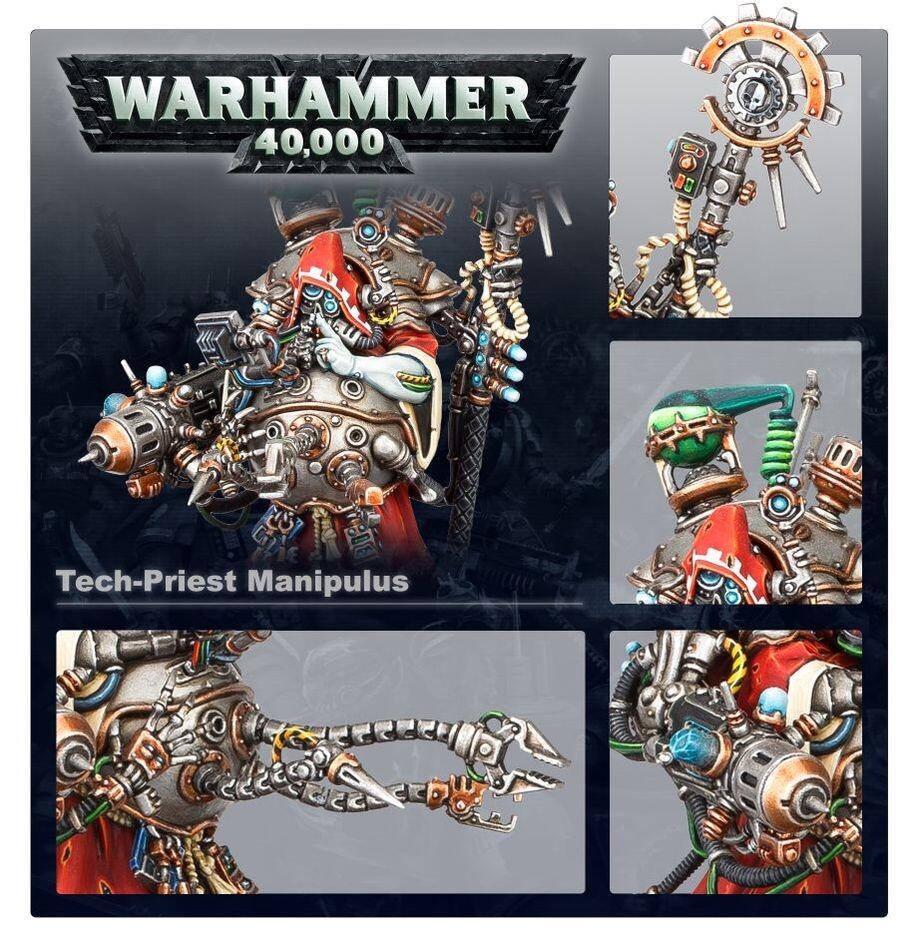 Tech-Priest Manipulus Adeptus Mechanicus HQ for Warhammer 40K ...