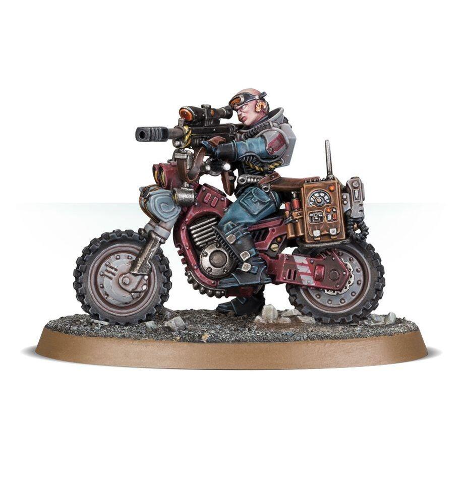 Jackal Alphus Genestealer Cults Bike HQ for Warhammer 40K | Warmodels.co.uk