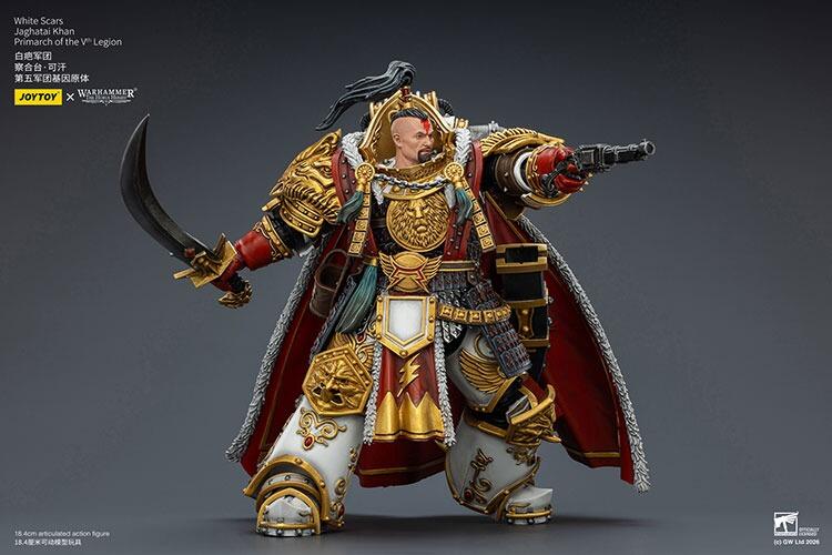 JoyToy Jaghatai Khan – White Scars Primarch Figure | Warmodels.co.uk