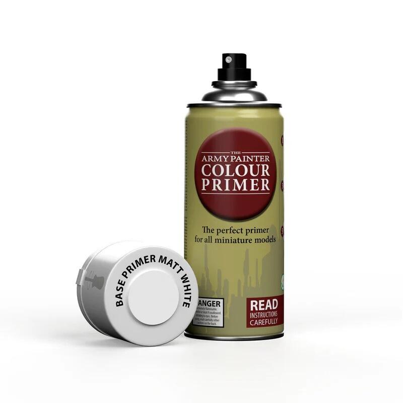 Colour Primer: Matt White – White Spray Primer for Miniatures ...